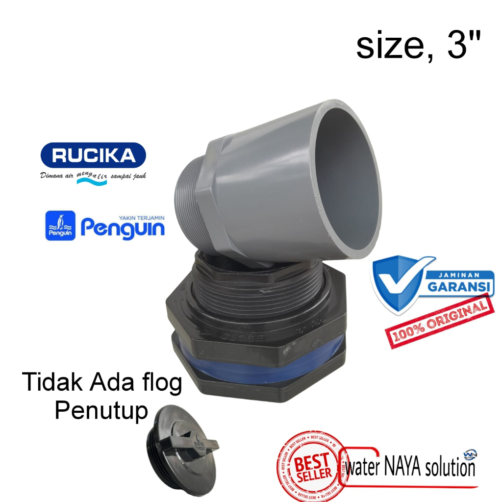 Bulkhead Toren Valve socket 3 inch Ready to Use | Shopee Malaysia