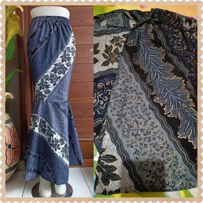 MERMAID MODEL BATIK SKIRT MERMAID SKIRT batik mermaid skirt ethnic ...