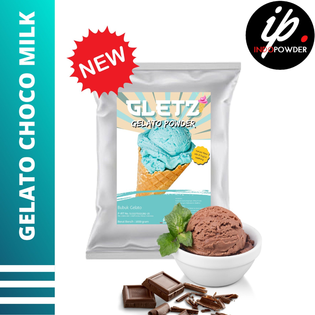 Gelato CHOCO MILK 1Kg I POWDER GELATO CHOCO MILK I GELATO POWDER 1Kg ...