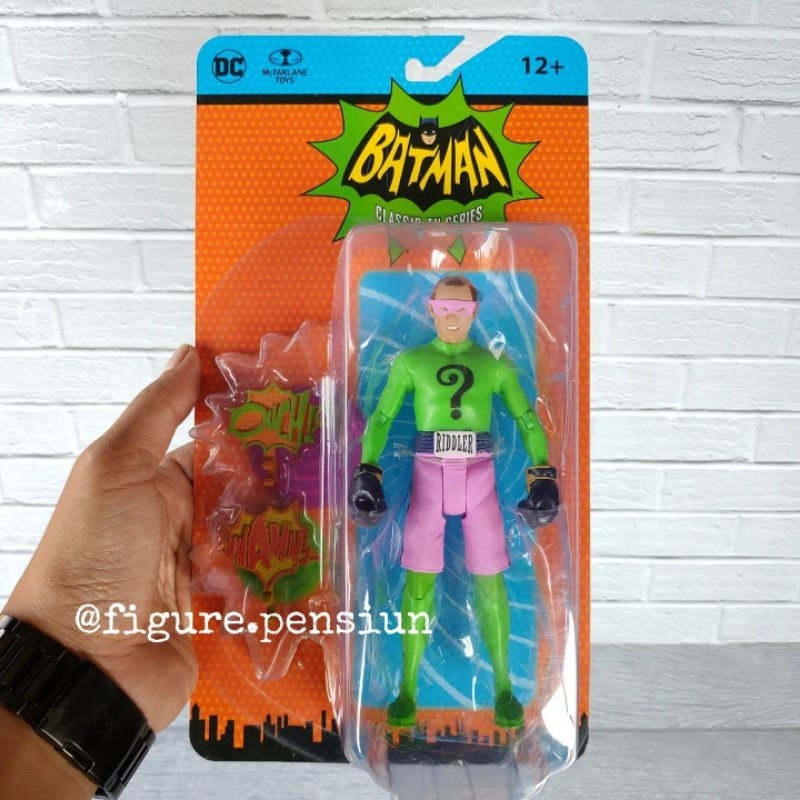 Dc MCFARLANE TOYS THE RIDDLER BOXING BATMAN RETRO CLASSIC TV SERIES ...