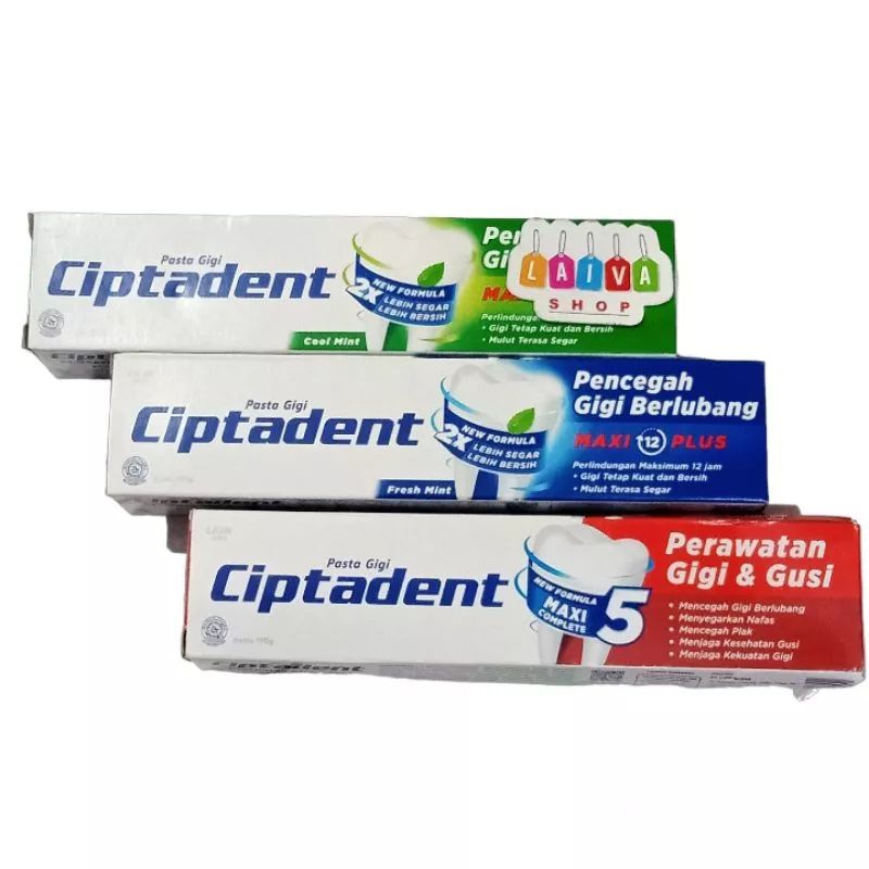 Ciptadent Toothpaste Prevention of Cavities Maxi 12 Plus Toothpaste ...