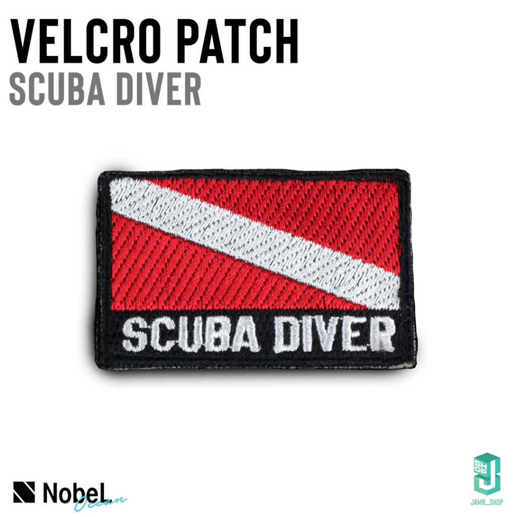 Velcro Patch Scuba Diver|NobeL Outdoor|EMBROIDERY| | Shopee Malaysia