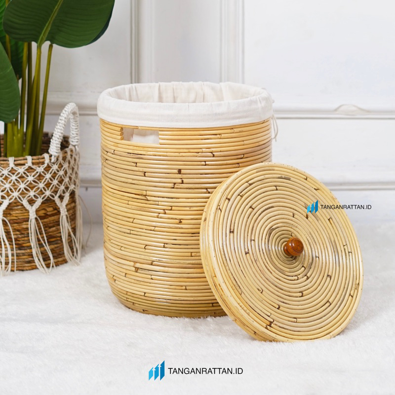 Rattan LAUNDRY BAG BASKET/LAUNDRY BASKET/Clean Dirty Clothes BASKET ...