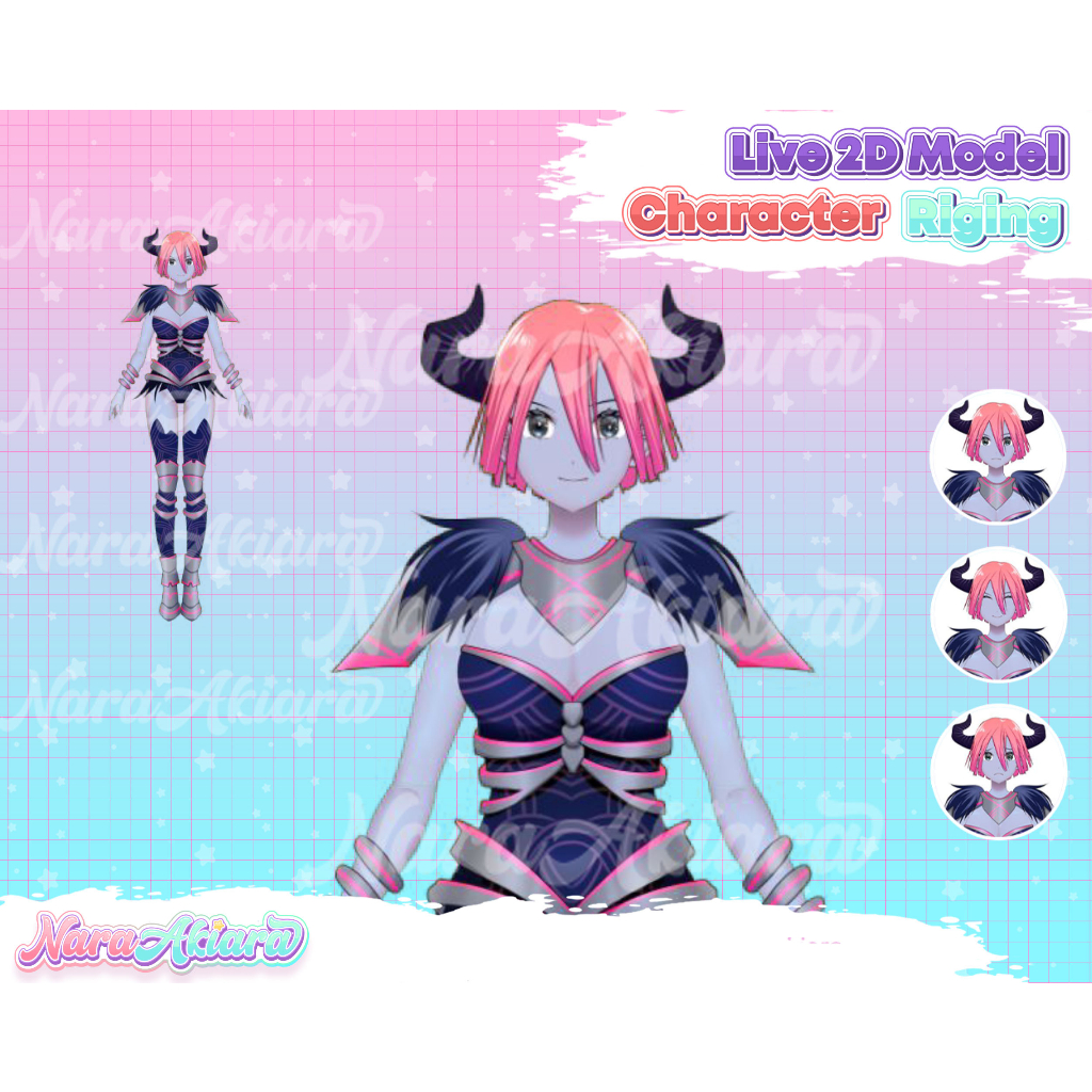 Look More Live with Vtuber Anime Characters Ready-to-Use Live2D Models ...