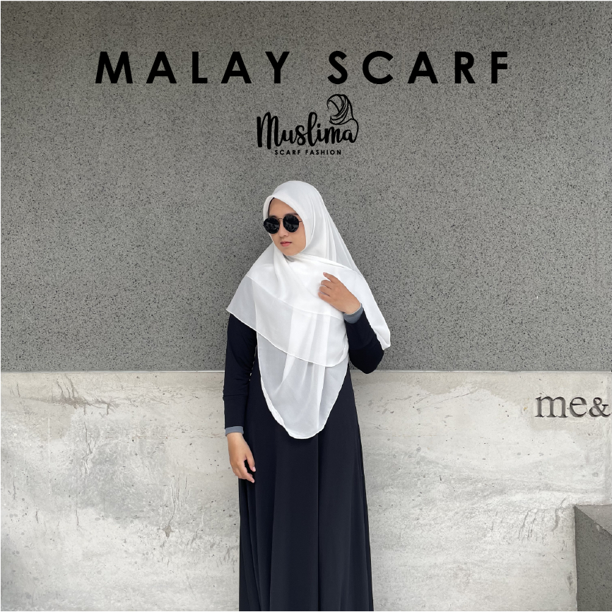 Malay Scarf | Malay Jumbo Quadrilateral Hijab | Muslim Fashion ...