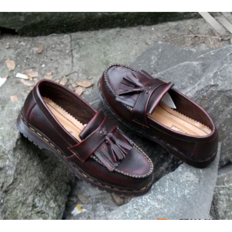 Dokmart Women's Shoes // Dokmart Loafers Genuine Leather 100,% | Shopee ...