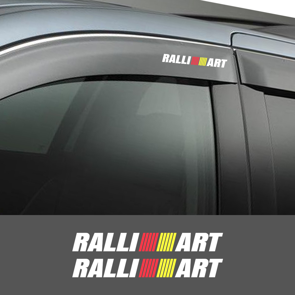 Ralli Art Ralliart Car Water Gutter Sticker - Car Visor Decal Sticker ...