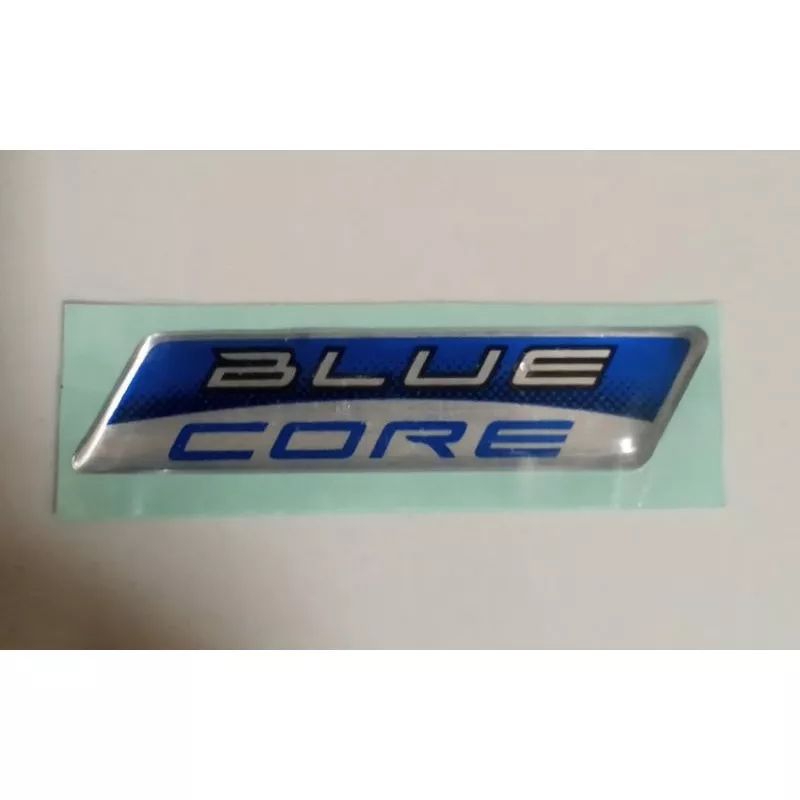 Ori embossed BLUE CORE logo sticker Emblem | Shopee Malaysia