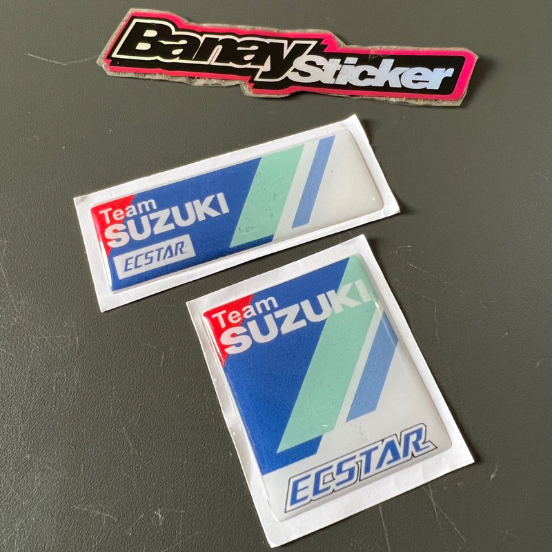 Embossed SUZUKI ECSTAR Team Emblem Sticker | Shopee Malaysia