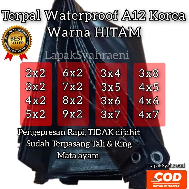 TENDA Tarpaulin Sheet A12 Tarpaulin Sheet 2x2 3x2 4x2 5x2 3x3 3x4 xx5 ...