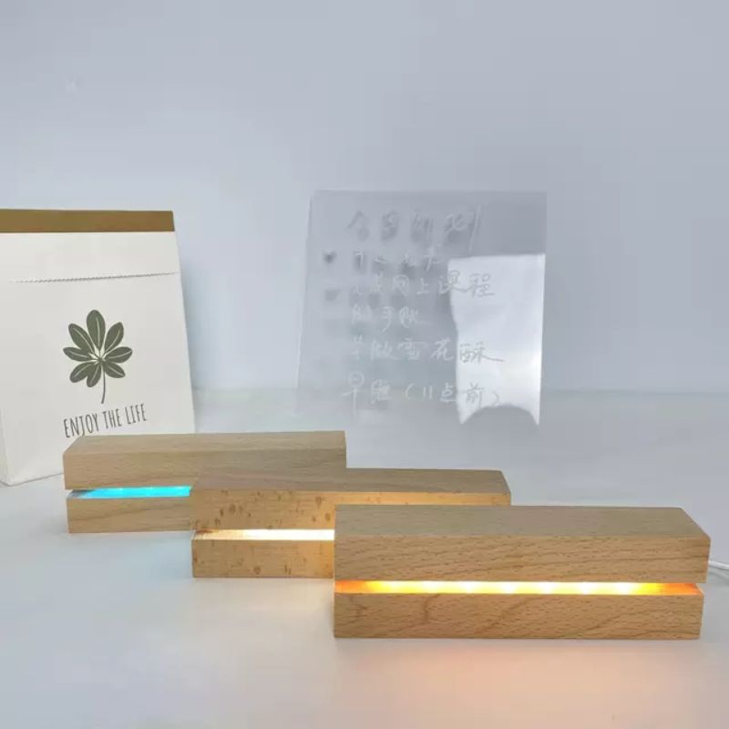 Package of 50pcs A5 Acrylic Led Stands / Acrylic Decorative Light ...