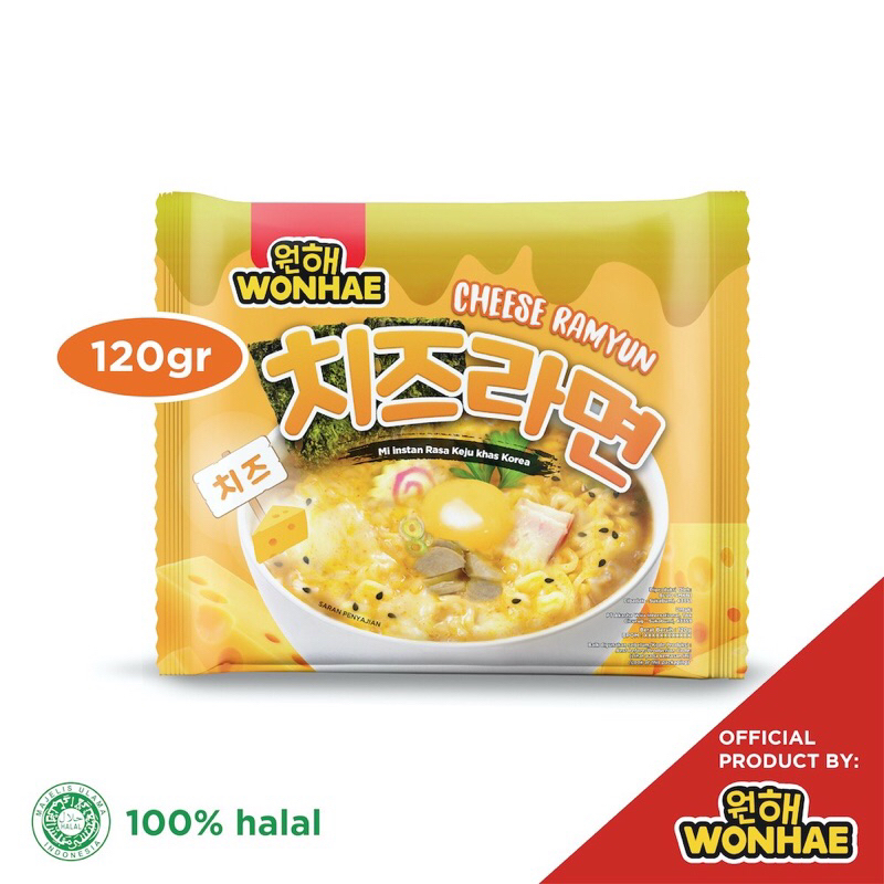 Mujigae by Wonhae Cheese Ramyun 120 gr / Ramyeon Cheese Flavor ...