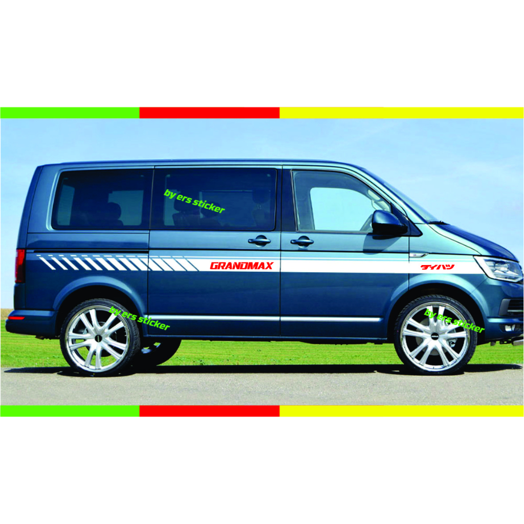 Img sticker Car sticker daihatsu grandmax, apv list Straight Line full ...
