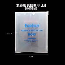 Echelon OPP Boxy book cover 50 micron/Echelon cover 10 pcs | Shopee ...