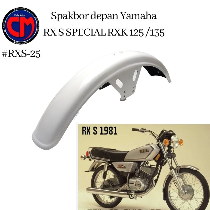 Yamaha RX S RX K 125 RX 135 RX SPECIAL Front Fender Nos | Shopee Malaysia