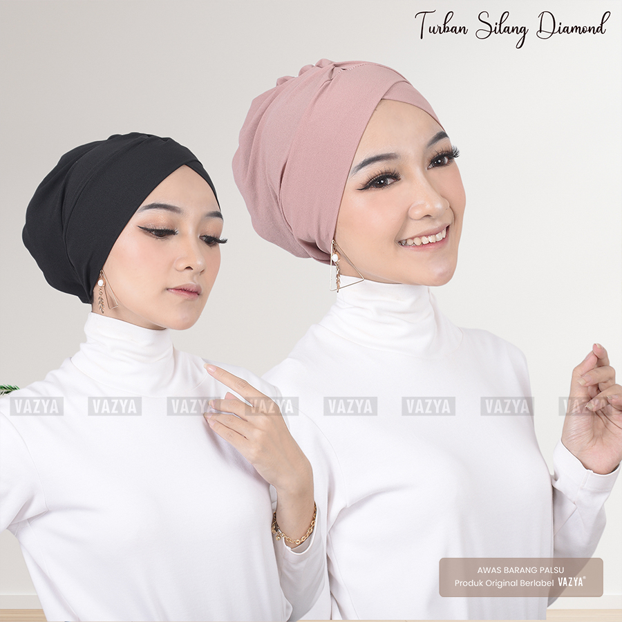 Diamond Cross Turban Inner Tudung Inner Neck | Shopee Malaysia