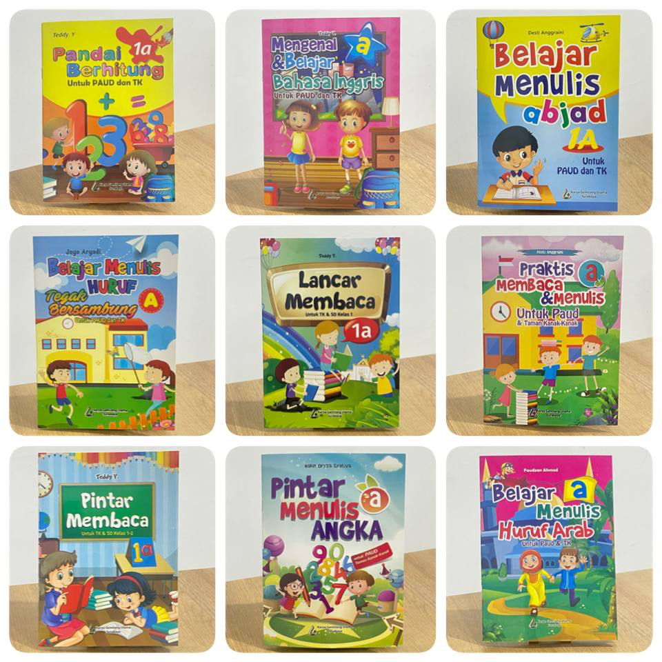 Complete Package Of 16 Learning Books For PAUD And TK Children 32 Pages ...