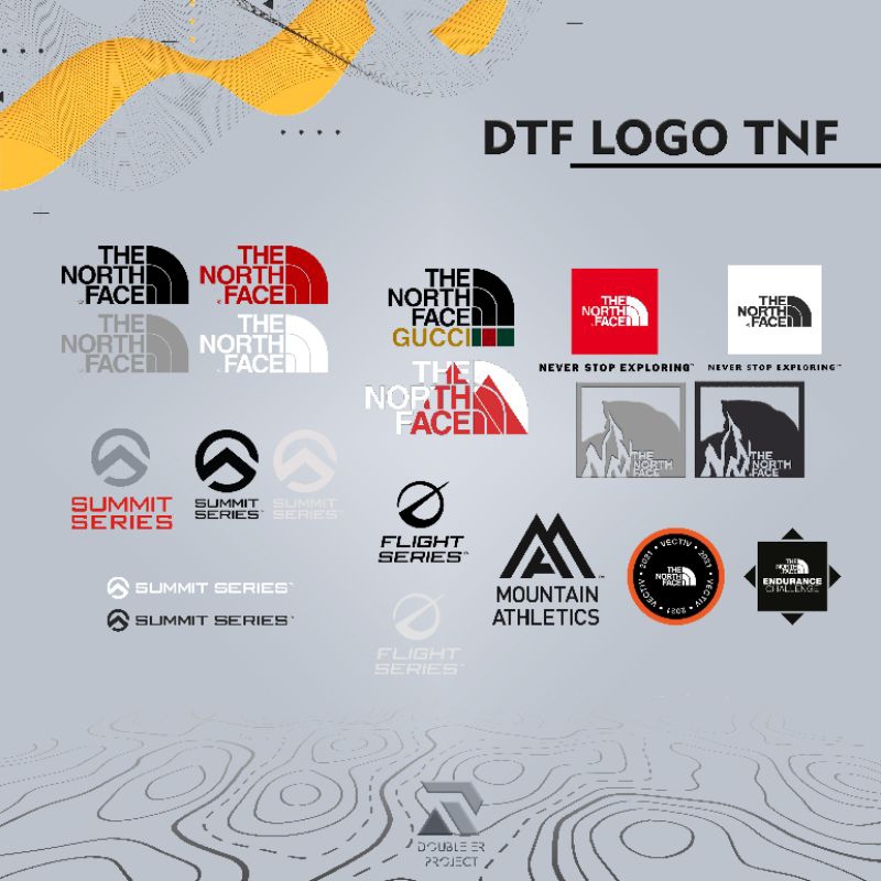 Tnf OUTDOOR LOGO DTF Screen Printing Sticker | Shopee Malaysia