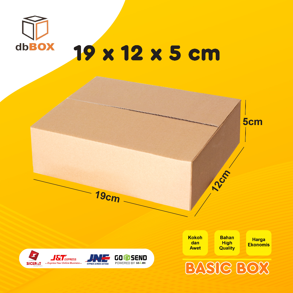 Ccm BOX 19x12x5 cm | Box A1 | Cardboard PACKING TOP BOTTOM OPENING ...