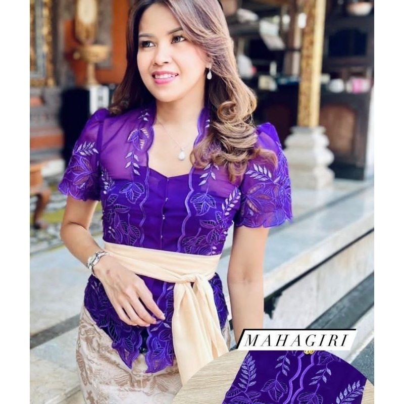 MAWAR Kebaya embroidered into roses || Modern Balinese Traditional ...