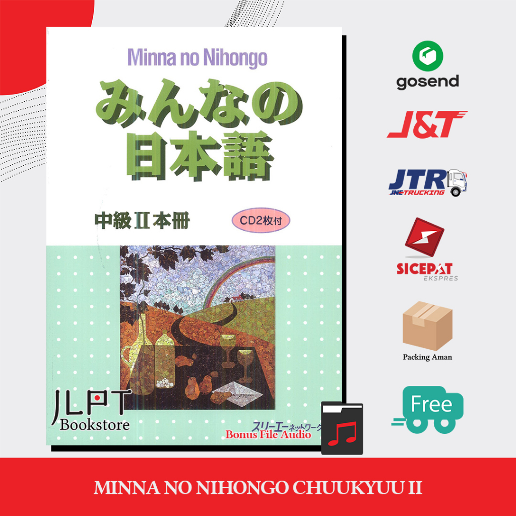 Japanese Book Minna no Nihongo Chuukyuu II (Bonus Key Answer & Translation) | Shopee Malaysia