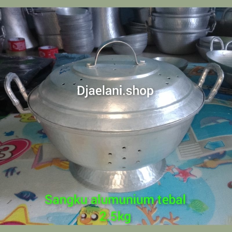 Sangku aluminum rice container 2.5kg thick stainless steel rice ...
