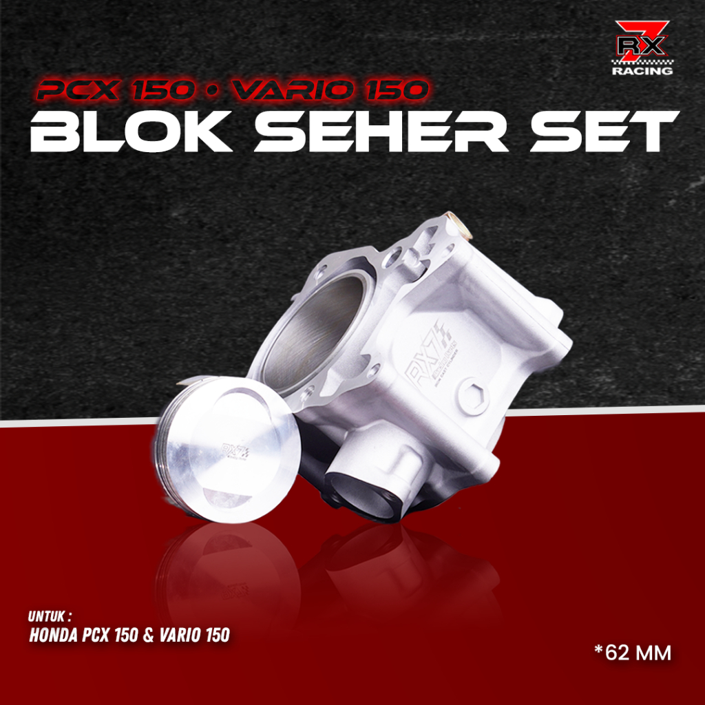 Seher Block Vario 150 Adv 150 Pcx 150 Boreup Set Diameter 62mm Pin 14 ...
