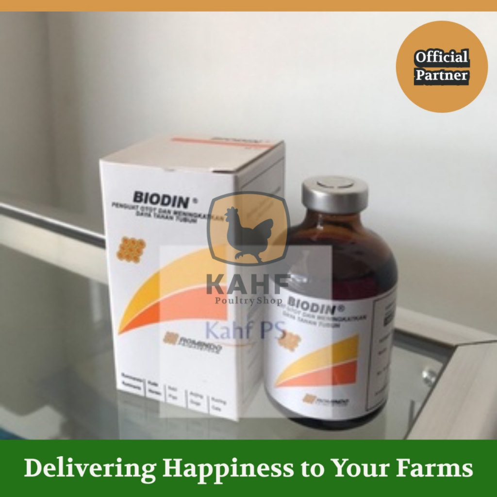 Biodin 100 ml - Muscle Strengthener and Increases Animal Endurance ...