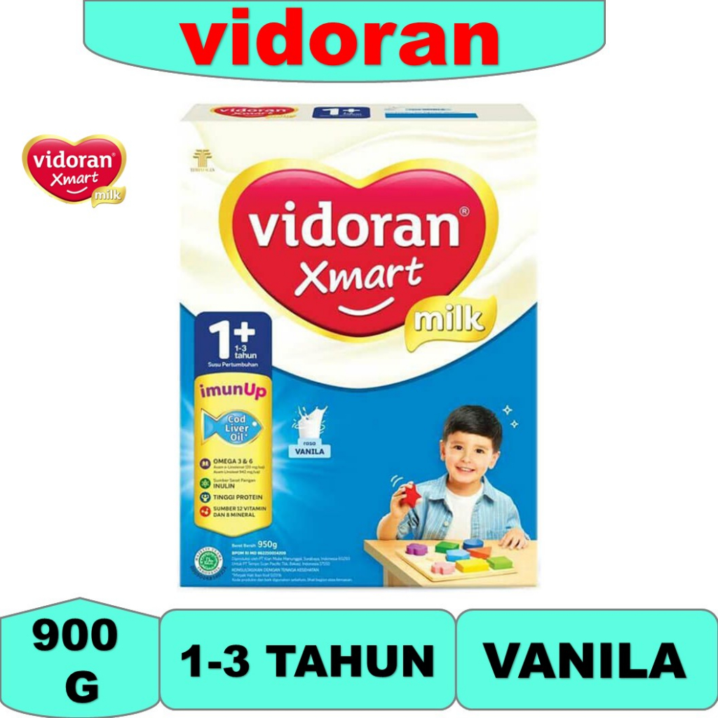 Vanilla Flavor vidoran milk 1+950gr vidoran xmart Vanilla milk 1 Year ...