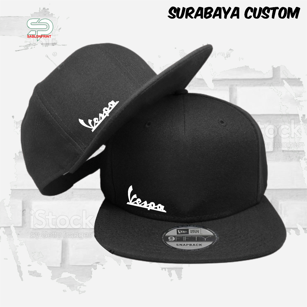 Vespa mini Side snapback Hat premium high quality | Shopee Malaysia
