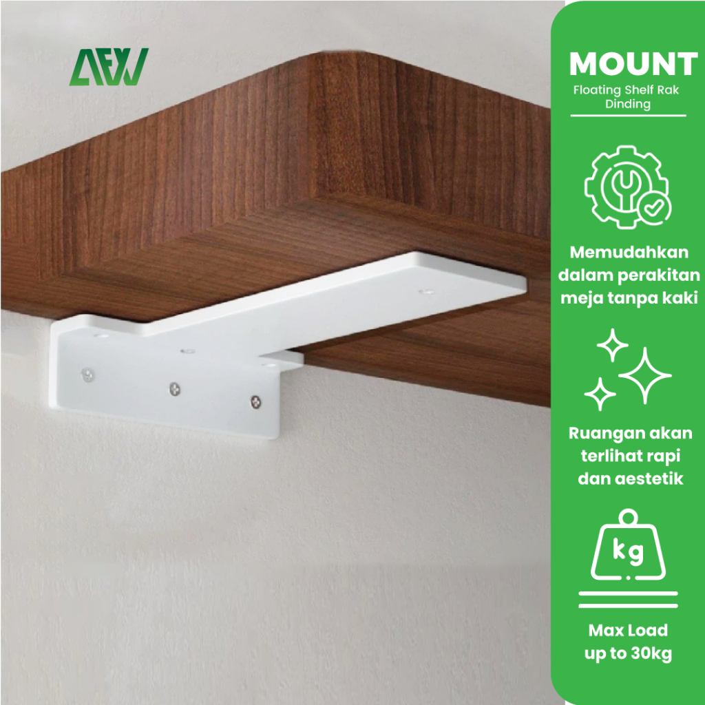 Mount Invisible Rack Pedestal L Shaped Iron Wall Load Bearing Support ...