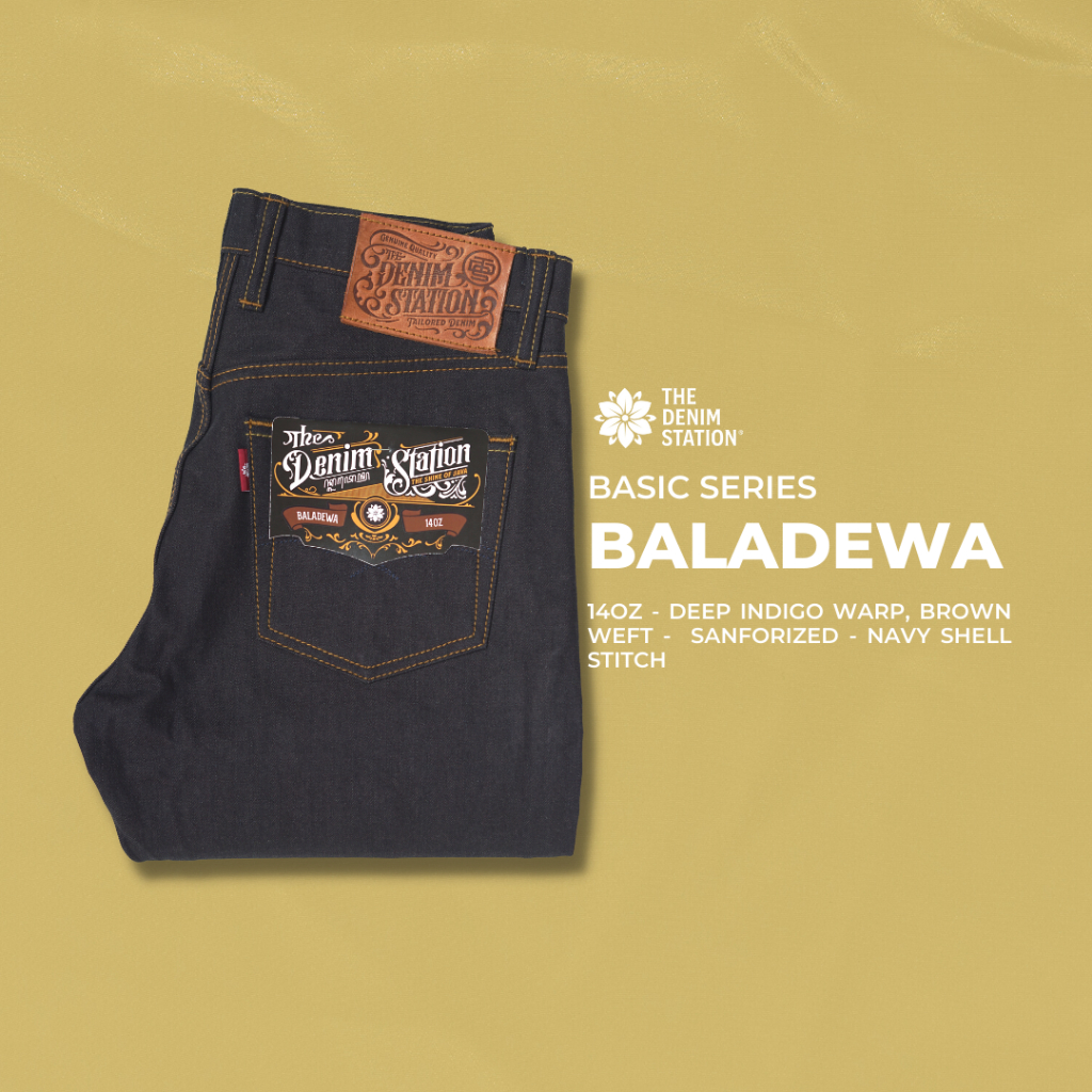 The Denim Station - BALADEWA 14oz Indigo x Brown Denim | Shopee Malaysia