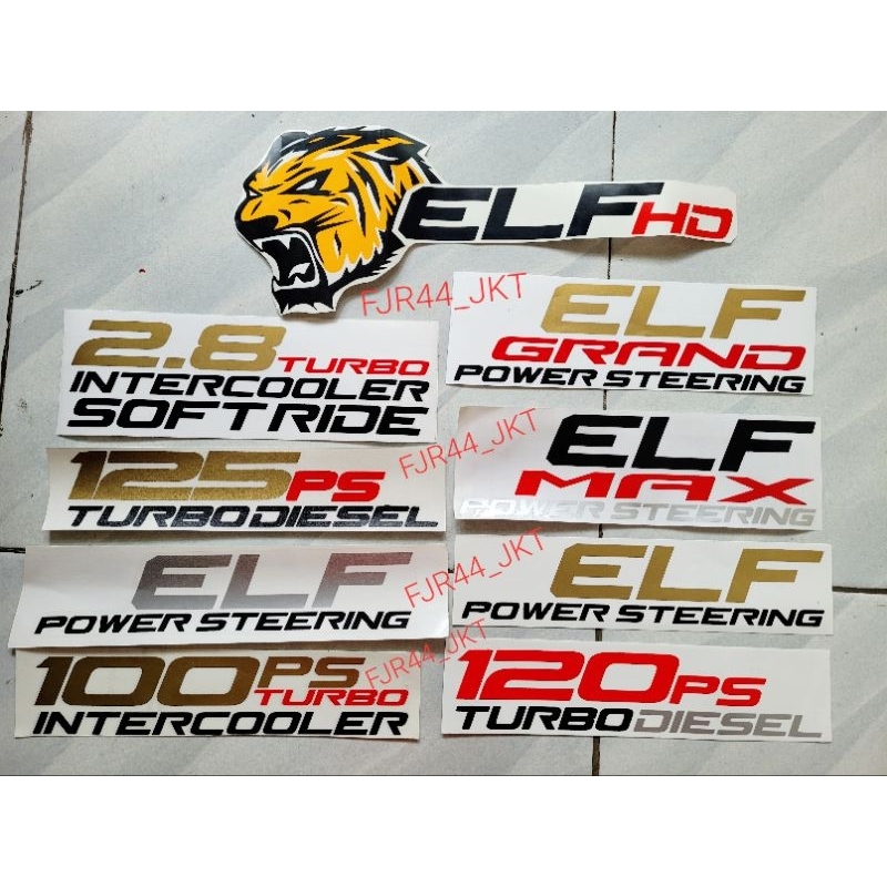 Isuzu elf nkr 71 sticker/ elf hd tiger sticker/125ps sticker/ 120ps ...