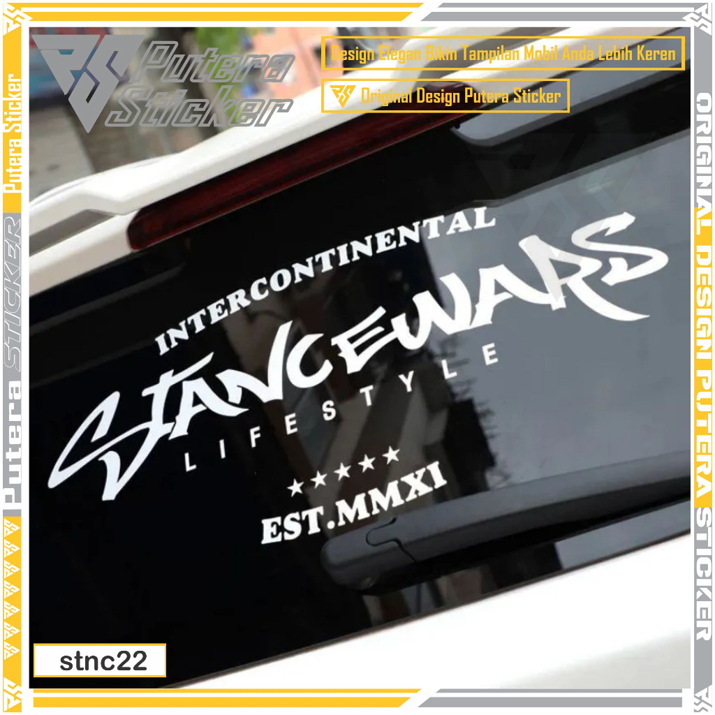 Stnc22 stancewars sticker stancewars sticker jdm sticker Car sticker ...