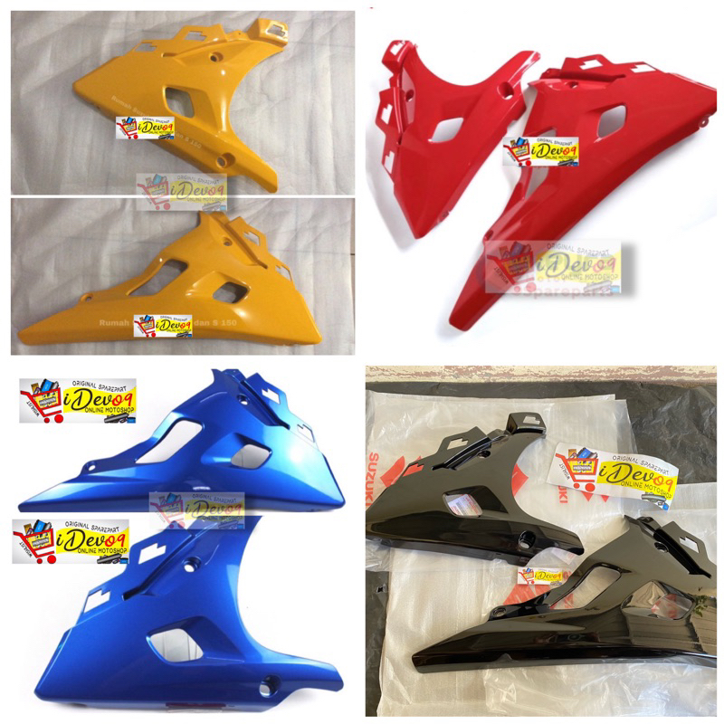 MERAH Lower Fairing Lower Body Wing Red Yellow Black Blue Cowling Side ...