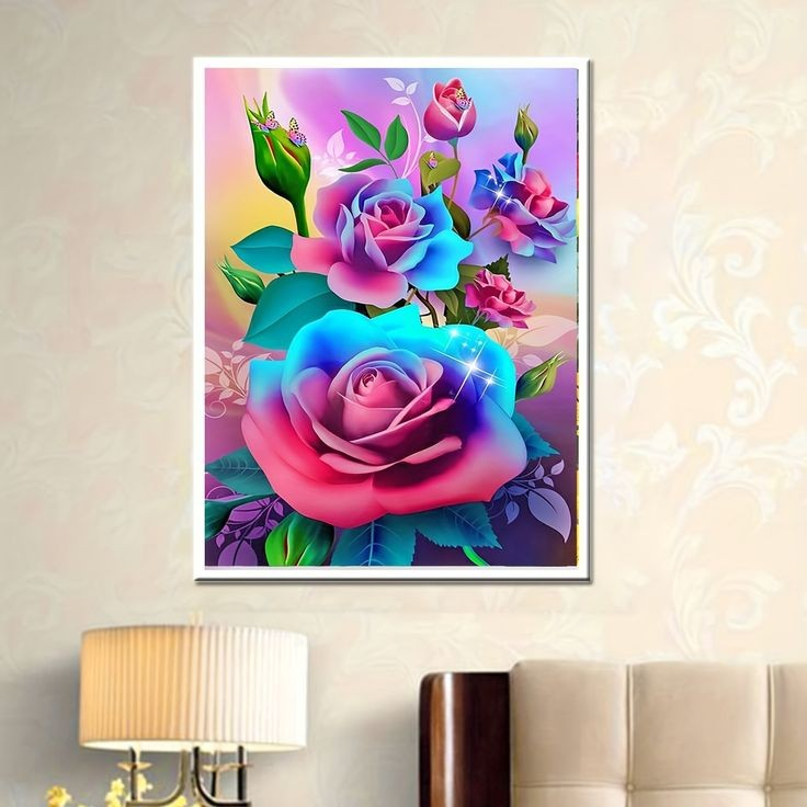 AINUN...LIVING ROOM WALL DISPLAY WITH FLOWER MOTIFS/DING DISPLAY HOME ...