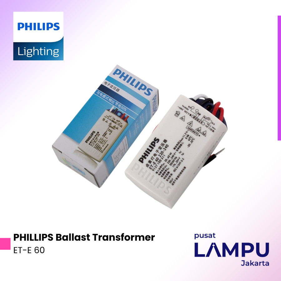 Philips Electronic Ballast ET-E60 (Ballast Halogen Lamp) | Shopee Malaysia