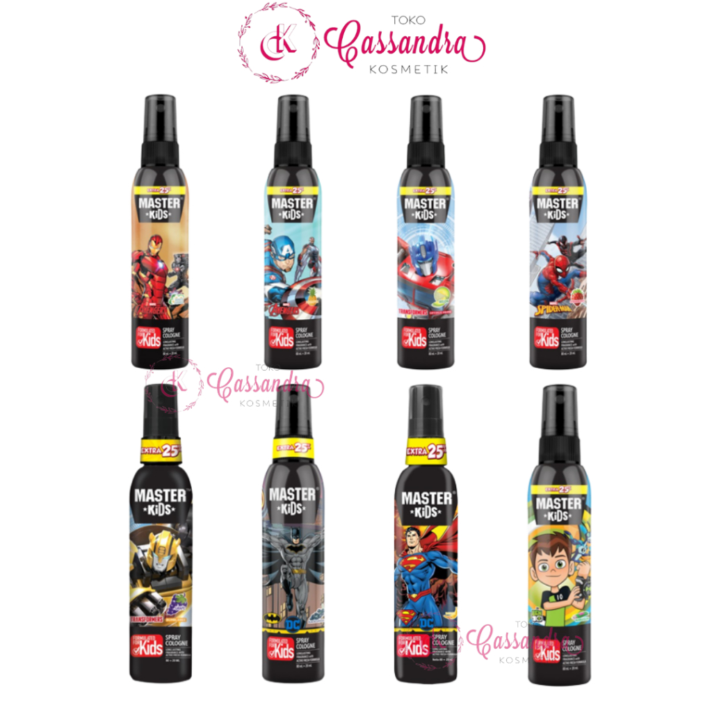 MASTER KIDS SPRAY COLOGNE 100ML | Shopee Malaysia