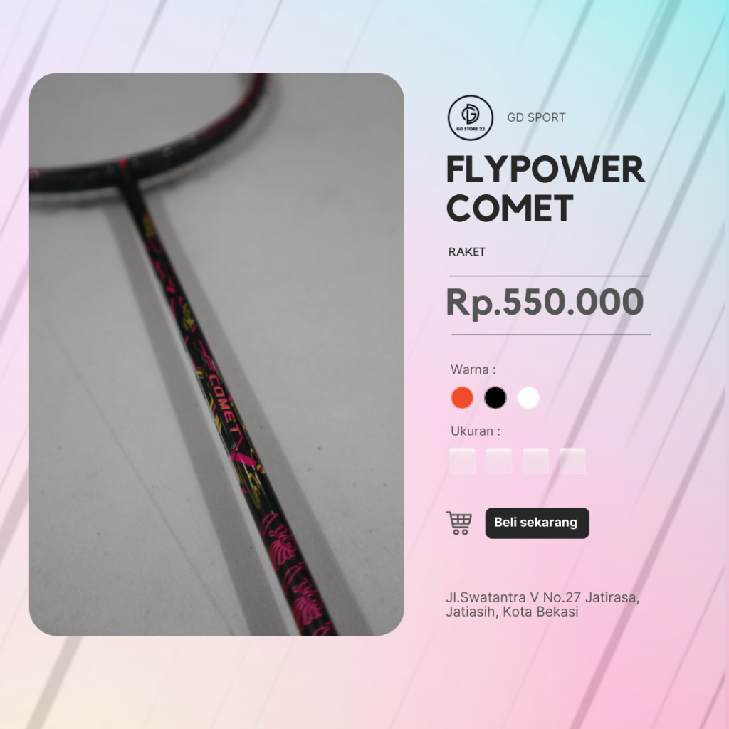 Original Flypower Comet Badminton Racket | Shopee Malaysia