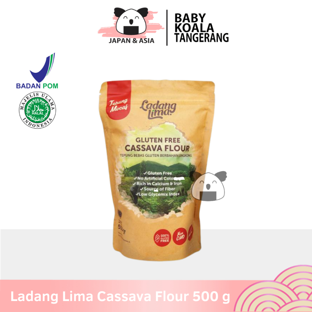 Ladang LIMA Cassava Flour 500 g Halal | Gluten Free Cassava Flour ...