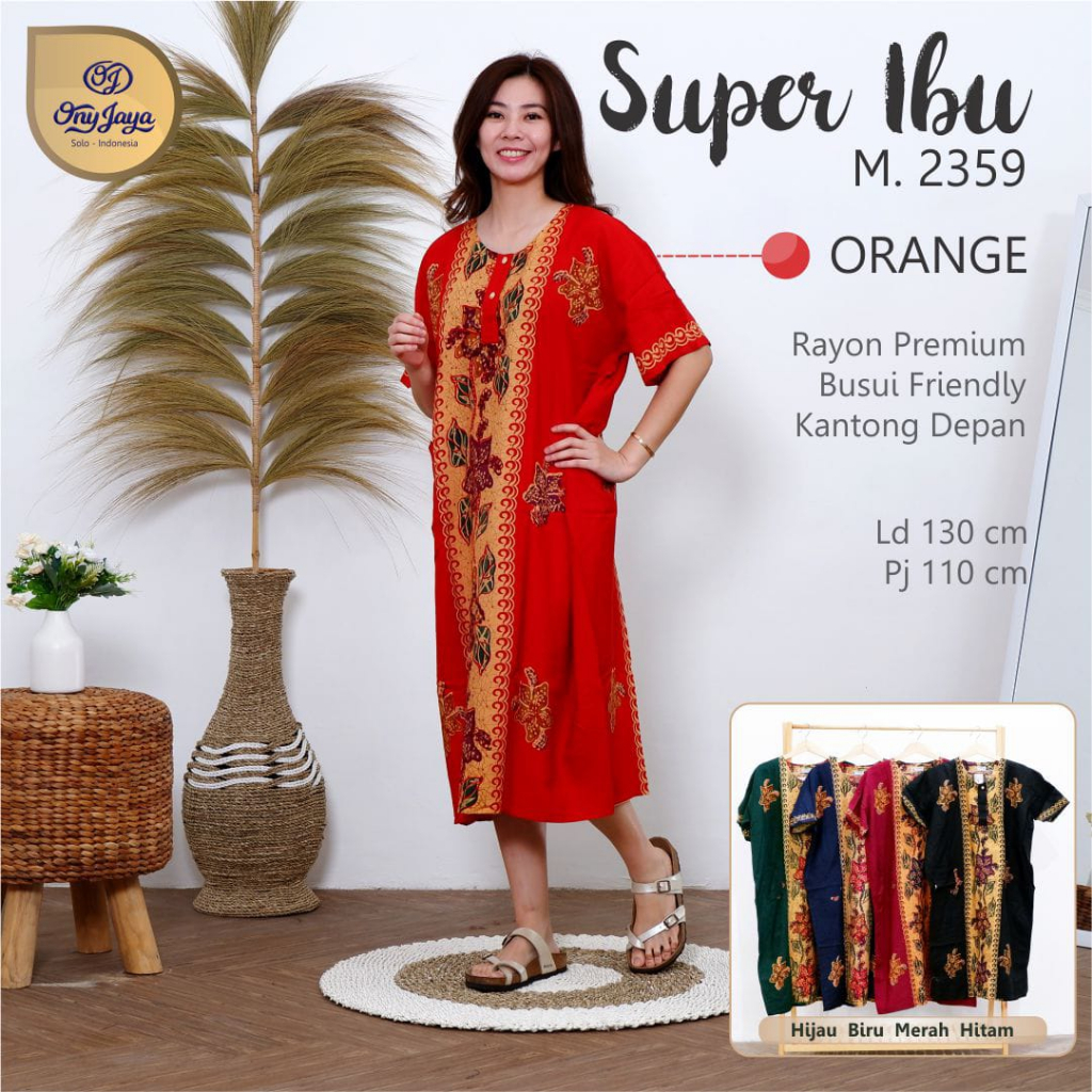 Super Mother Jumbo Model Ony Daster Premium Material Busui Short Sleeve ...
