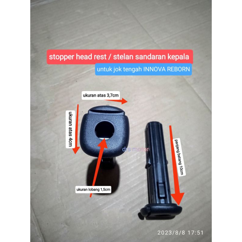 Stopper headrest Suit headrest Middle Seat TOYOTA INNOVA REBORN ...