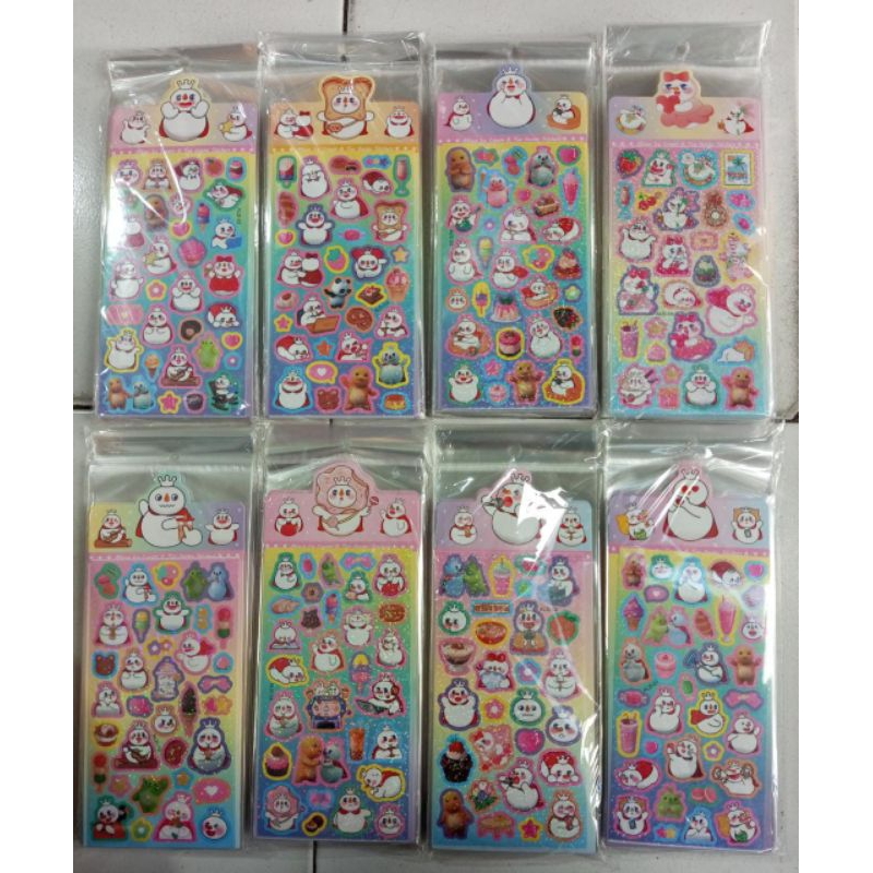 Mixue STICKER Packaging BOX Contents 100 LBR/1 PACK MIXUE Picture ...