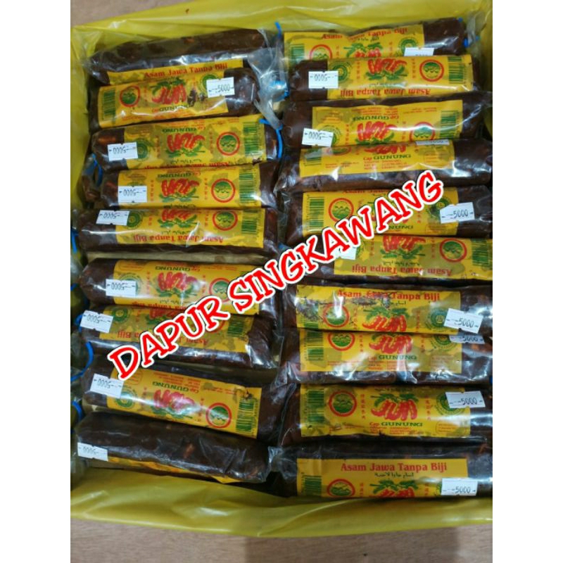 Cap Gunung Seedless Tamarind / Pure Tamarind 150gr | Shopee Malaysia