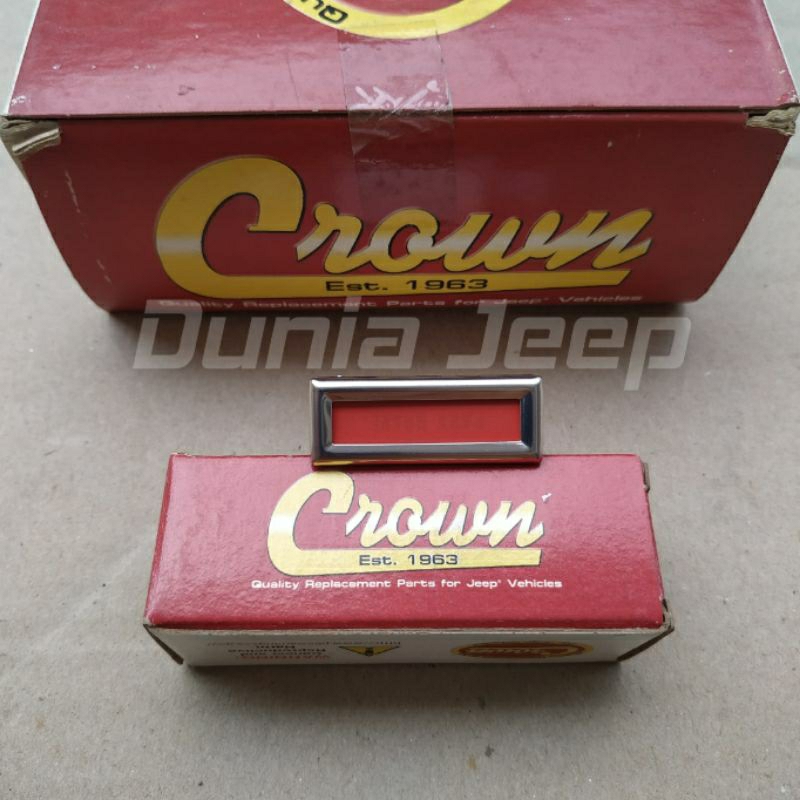Crown Jeep CJ7 Handbrake Indicator Panel Light | Shopee Malaysia
