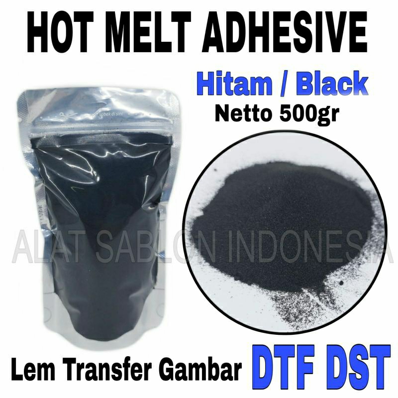 Hot MELT ADHESIVE BLACK POWDER SCREEN PRINTING DTF TRANSFER PRINTING ...