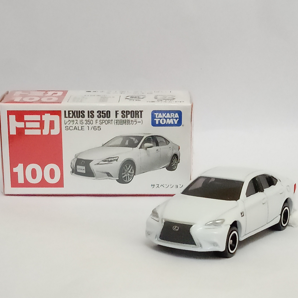 PUTIH Tomica No. 100 Lexus IS 350 F Sport white Car Takara Tomy Diecast Miniature Car Children's ...