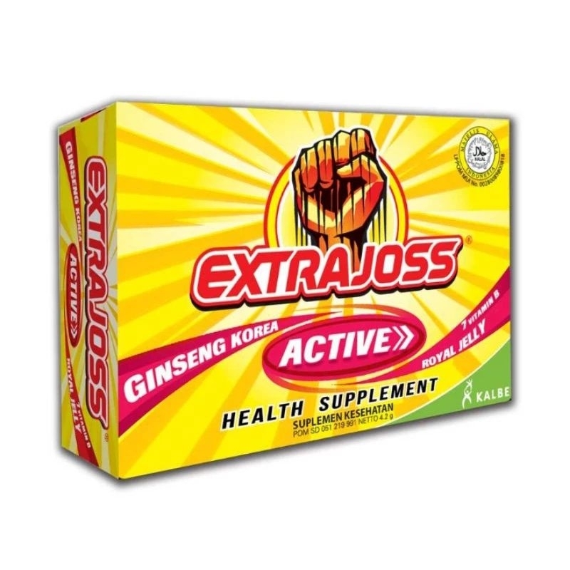 Extra Joss Active (1box - 12 sachets) / (per 2 sachets) | Shopee Malaysia
