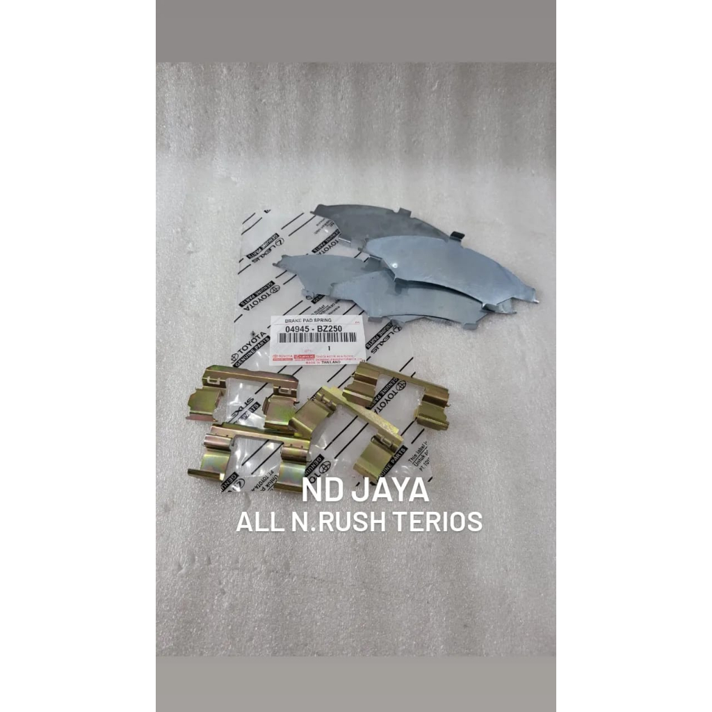 Brake PAD SPRING Nail Disc Plate Disc ALL NEW RUSH | Shopee Malaysia