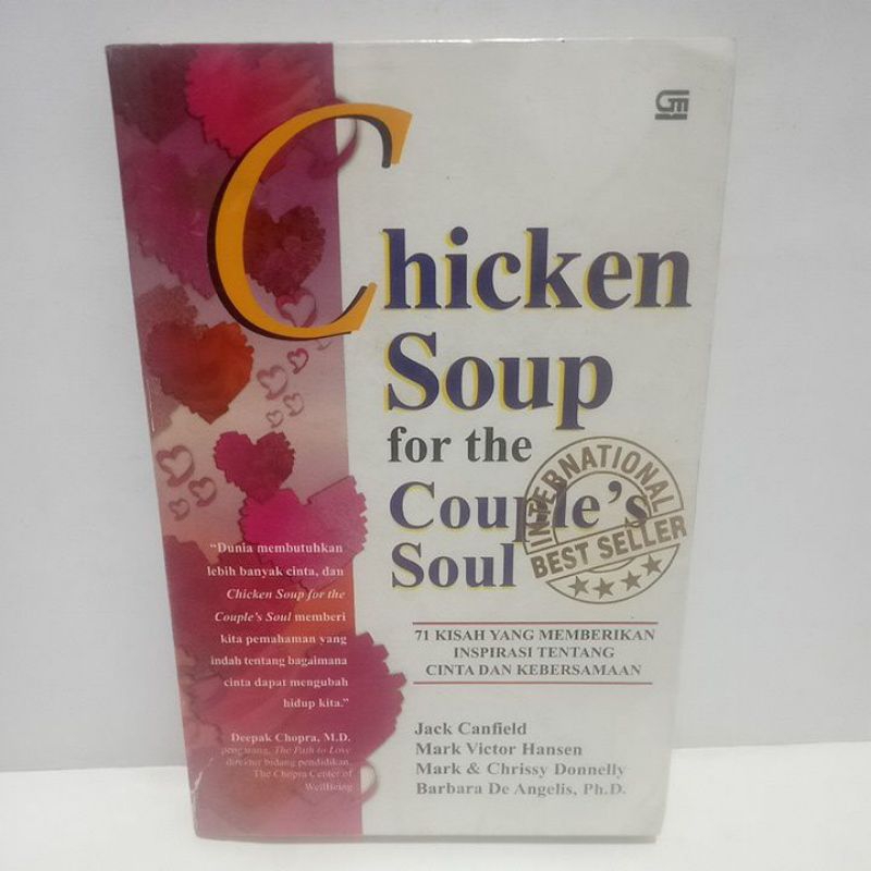 Original Book Chicken Soup fof the Couple's Soul by Jack Canfield ...